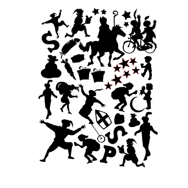 Stickers Sinterklaas | Superheldenshop